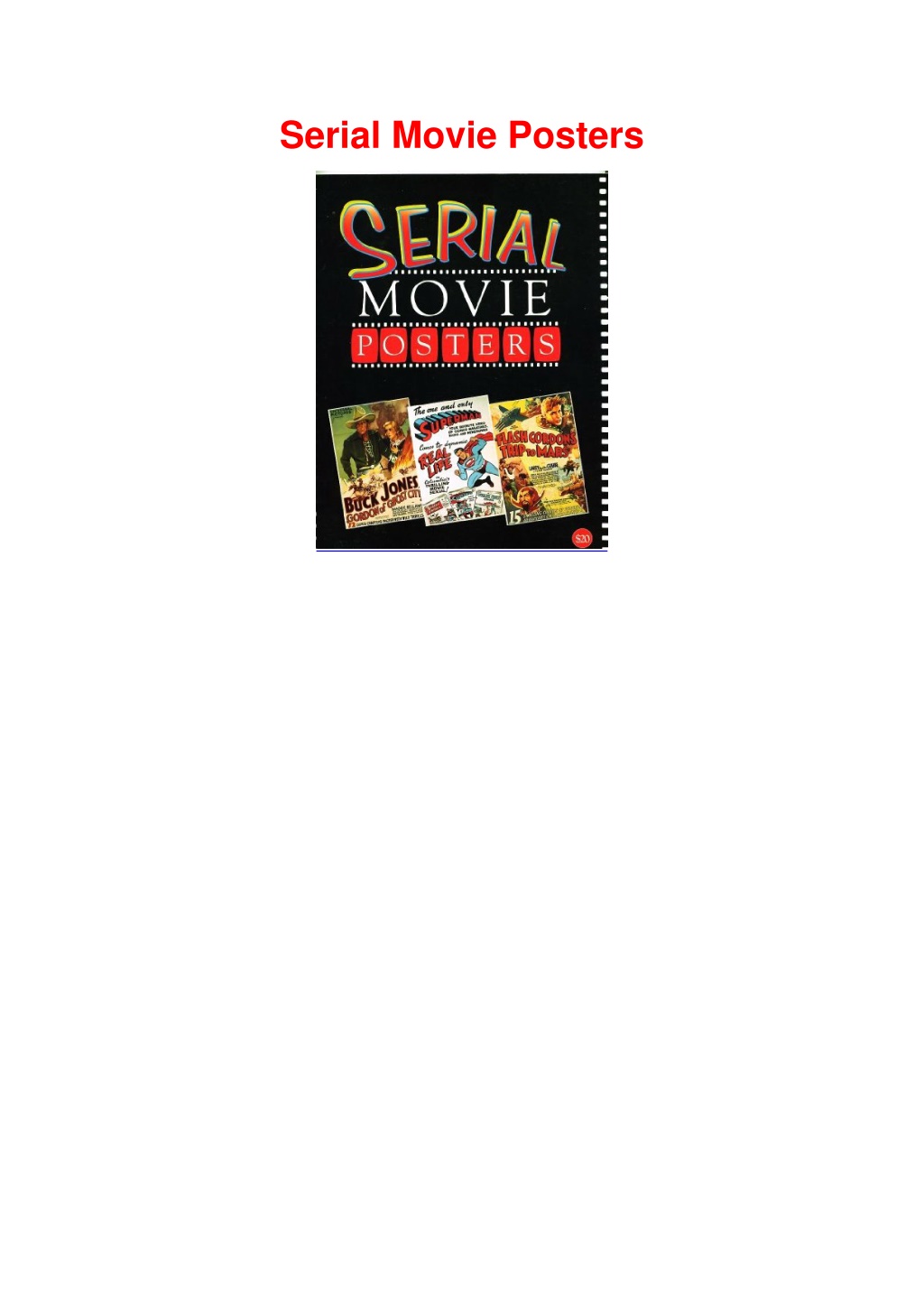PPT - PDF/READ Serial Movie Posters PowerPoint Presentation, free ...