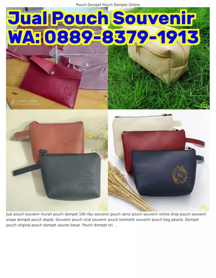 PPT - 088ᑫ•8ᣮ7ᑫ•IᑫIᣮ (WA) Packing Souvenir Pouch Dompet Pouch Jogja ...