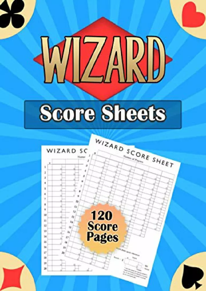 PPT - D!ownload (pdF) Wizard Score Sheets: Wizard Score Cards - Wizard ...