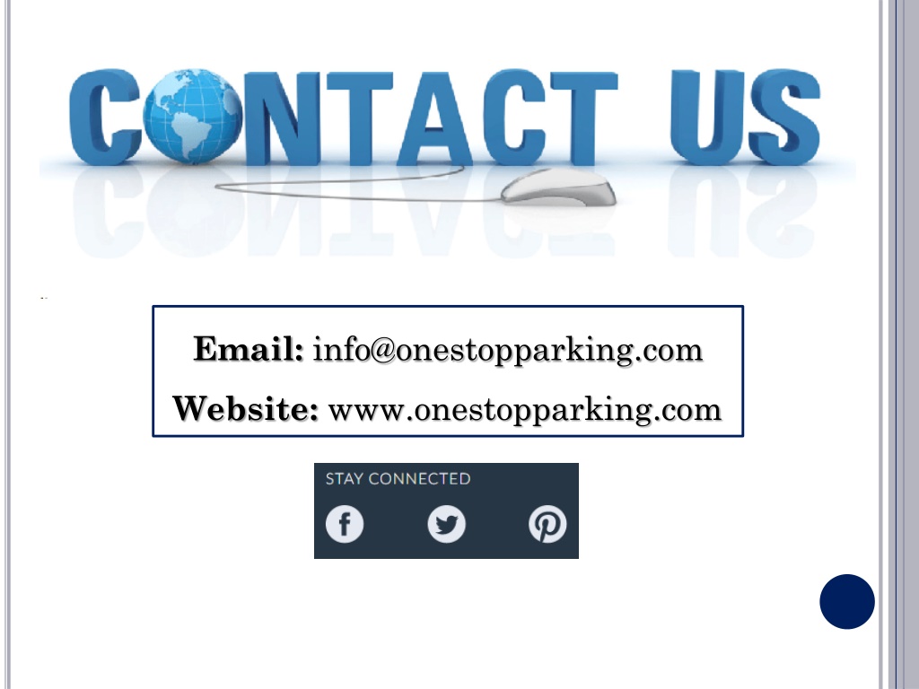 PPT - Book Airport and Seaport Parking - One Stop Parking PowerPoint ...