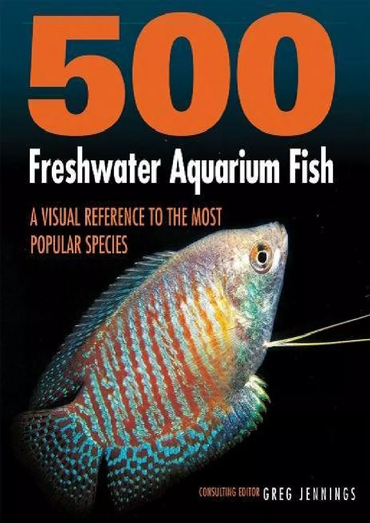 PPT - PDF/BOOK 500 Freshwater Aquarium Fish: A Visual Reference to the ...