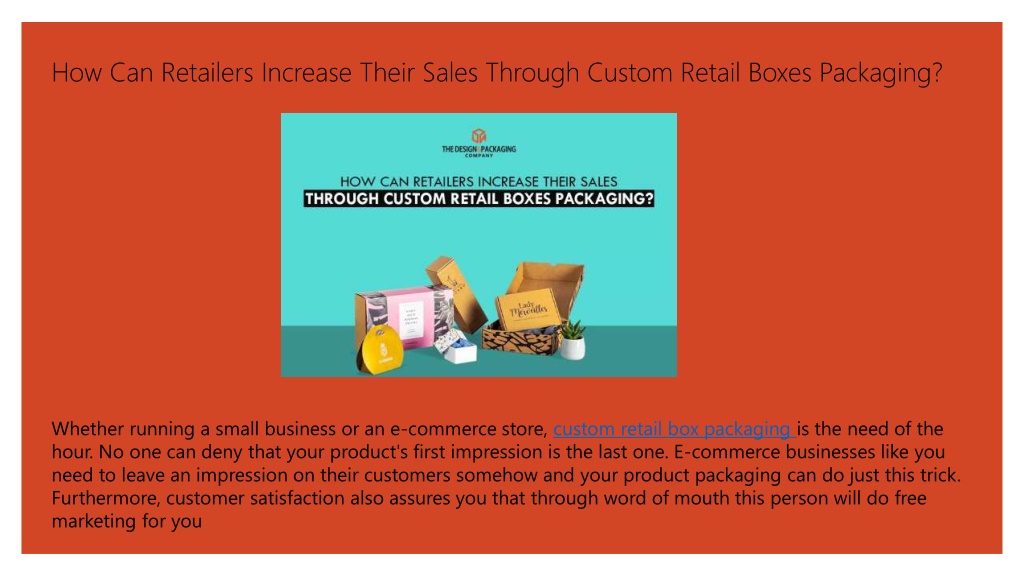 PPT - How Can Retailers Increase Their Sales Through Custom Retail ...