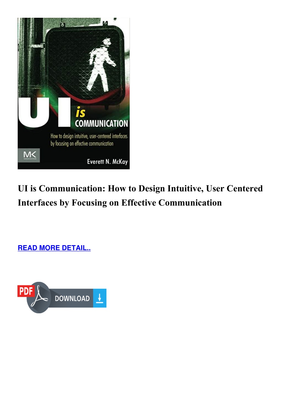 PPT - UI is Communication How to Design Intuitive User Centered ...