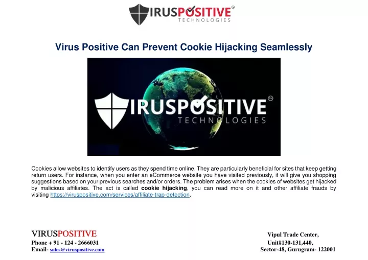 PPT - Virus Positive Can Prevent Cookie Hijacking Seamlessly PowerPoint ...