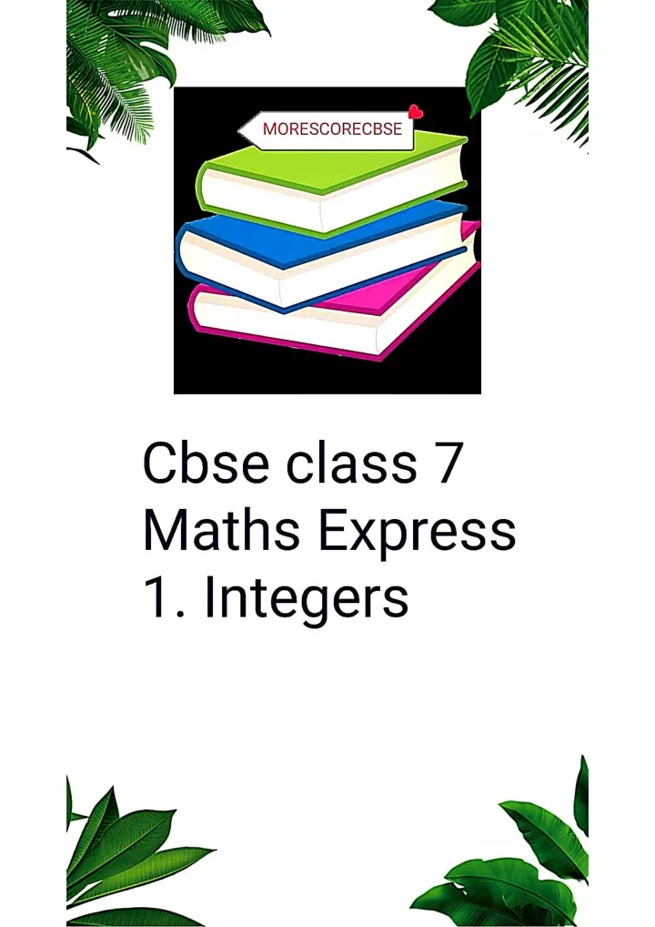PPT - class 7 Maths Integers solved problems PowerPoint Presentation ... PPT - class 7 Maths Integers solved problems PowerPoint Presentation ...