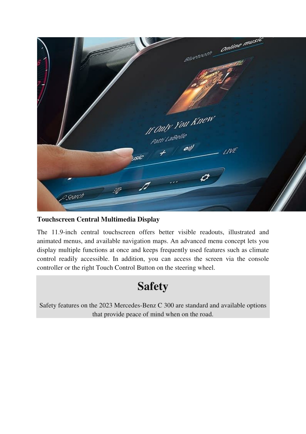 PPT - 2023 Mercedes-Benz C 300 Walkthrough PowerPoint Presentation ...