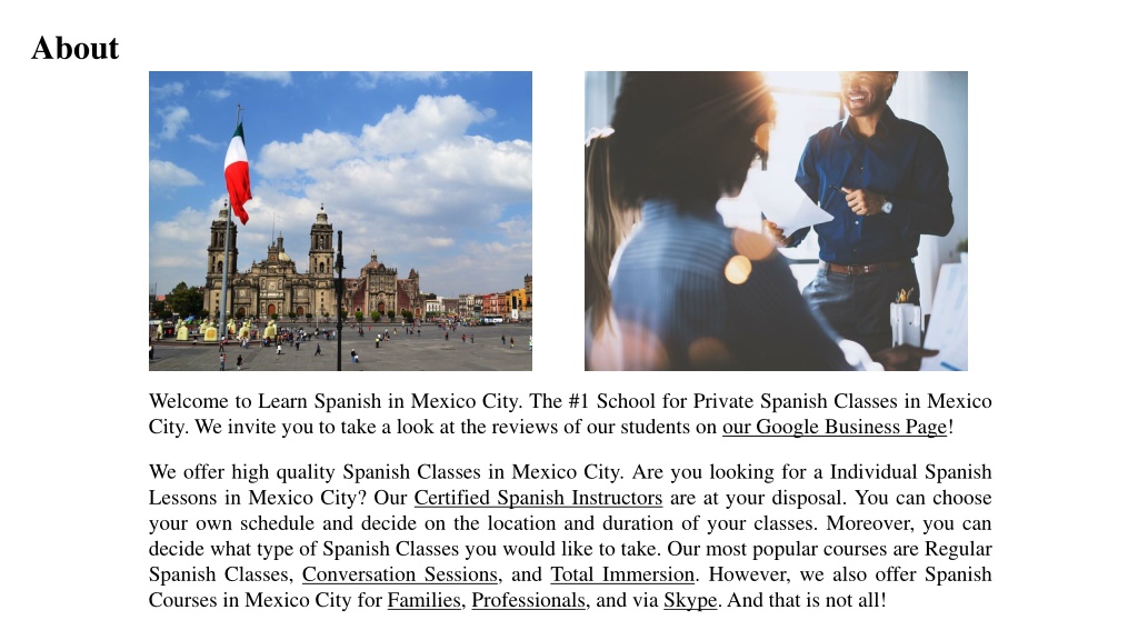 PPT - Private Spanish Tutor Mexico City Learnspanishinmexicocity.com ...
