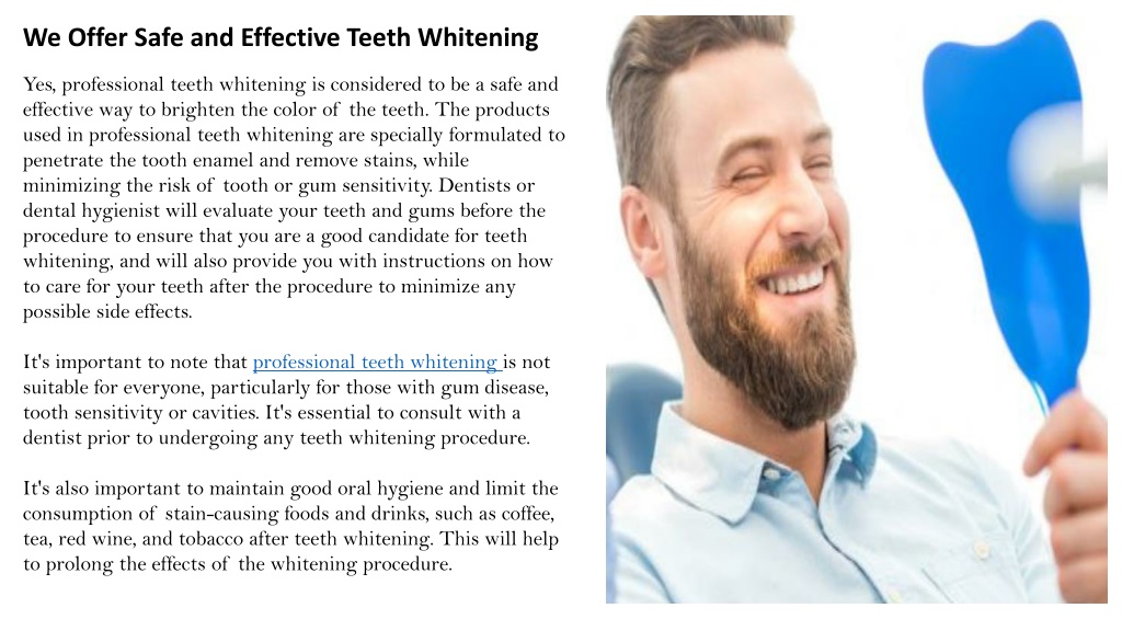 PPT - Best Professional Teeth Whitening PowerPoint Presentation, free ...