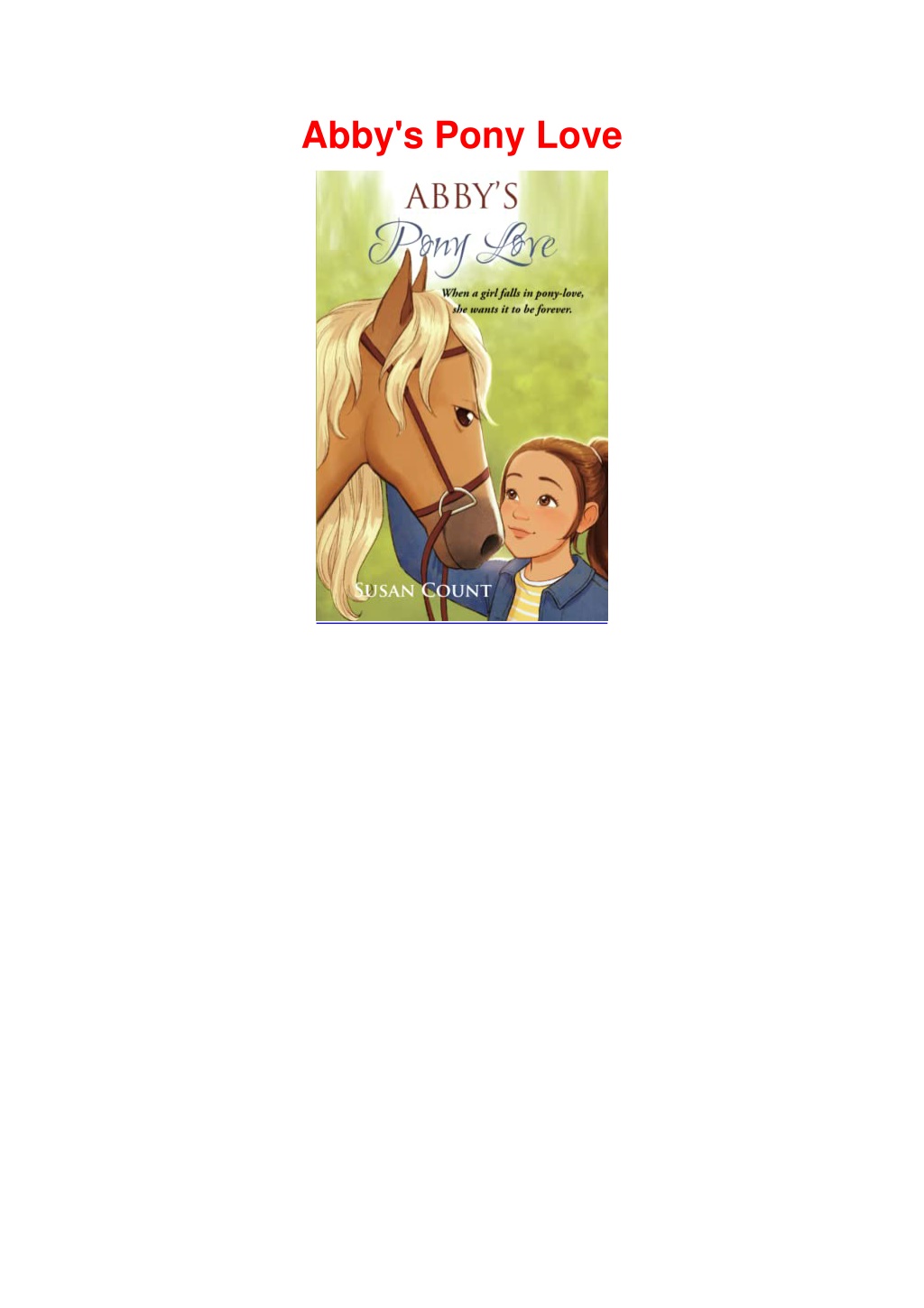 PPT - $PDF$/READ/DOWNLOAD Abby's Pony Love PowerPoint Presentation ...