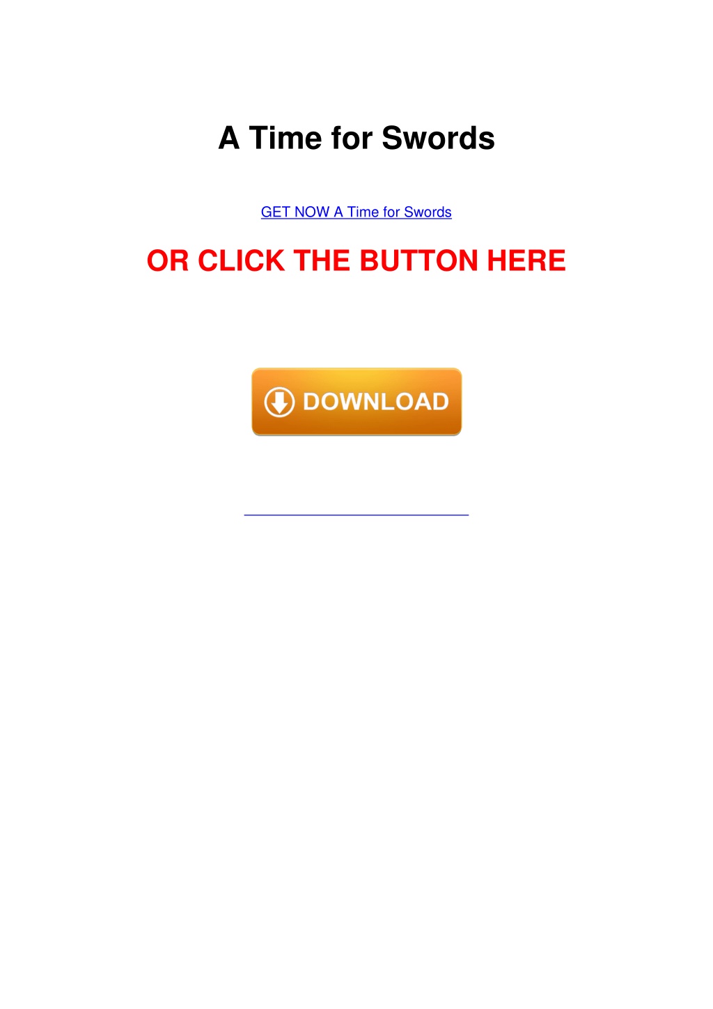 PPT - DOWNLOAD/PDF A Time for Swords PowerPoint Presentation, free ...
