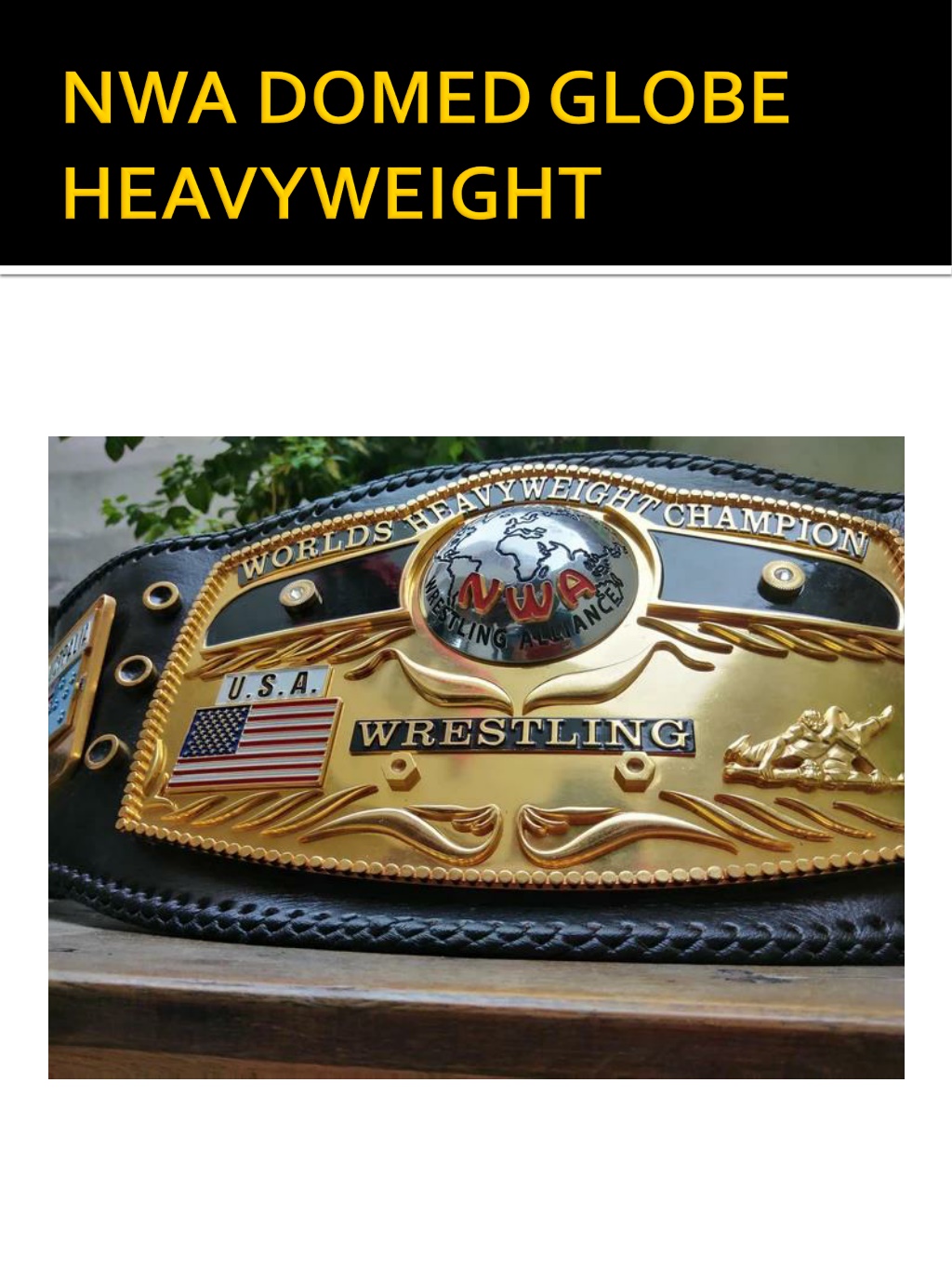 PPT - Elite Wrestling Championship Belt Designs PowerPoint Presentation ...