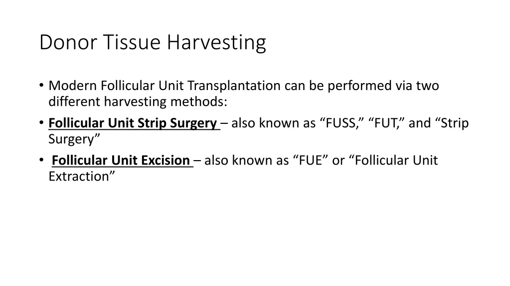 PPT - How a Modern Hair Transplant is Performed PowerPoint Presentation ...