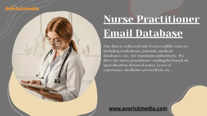 PPT - Nurse Practitioner Email List - 100% verified data PowerPoint Presentation - ID:11934288