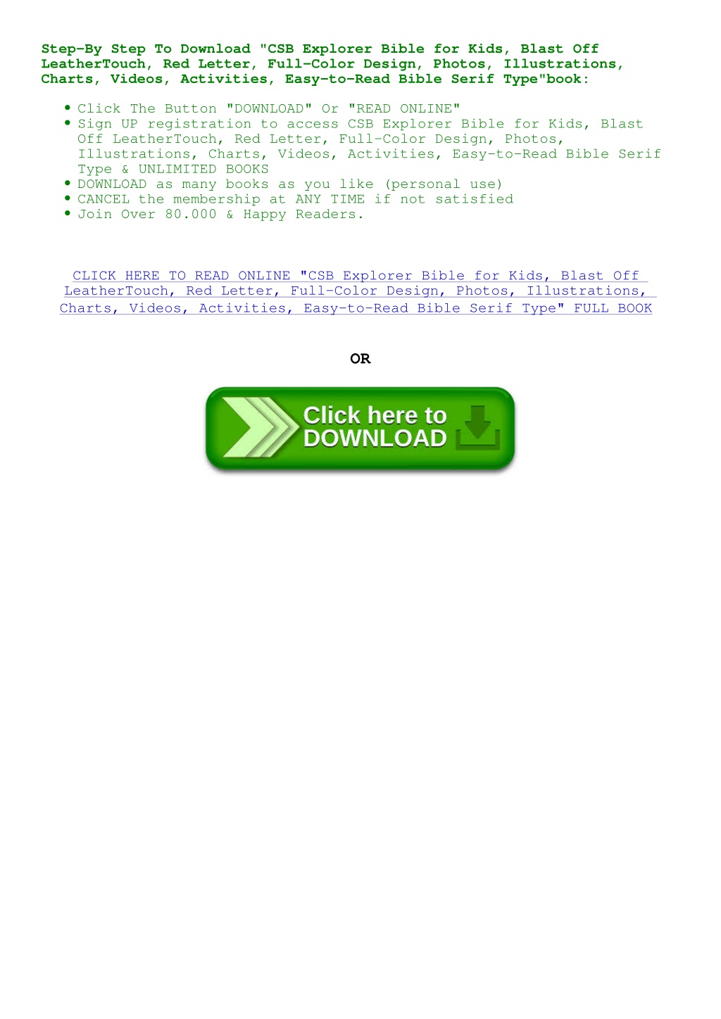 PPT - [READ PDF] EPUB CSB Explorer Bible for Kids Blast Off ...