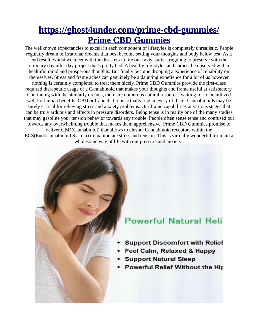 PPT - https://ghost4under.com/prime-cbd-gummies/ PowerPoint ...