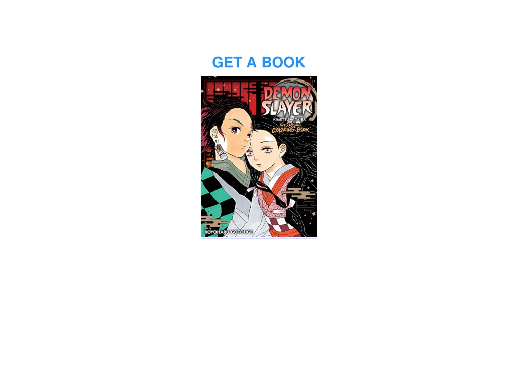 PPT - PDF Demon Slayer: Kimetsu no Yaiba: The Official Coloring Book ...