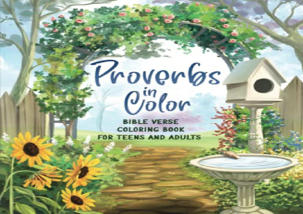 PPT - [READ PDF] Proverbs In Color: Bible Verse Coloring Book For Teens ...