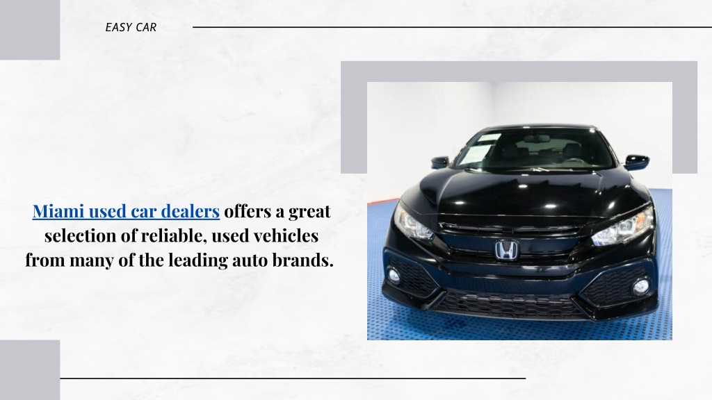 PPT - Best Used Car Dealer in Miami PowerPoint Presentation, free ...