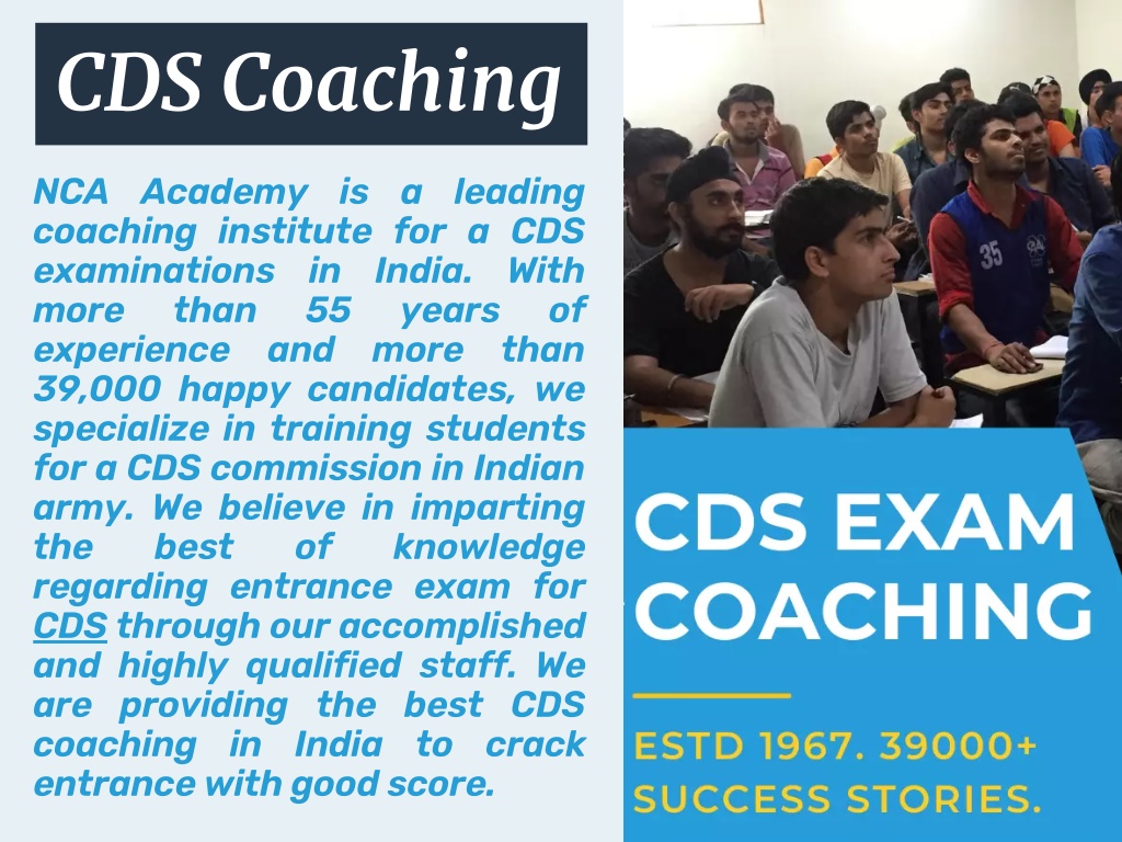 PPT - NCA Academy: NDA, SSB, AFCAT, CDS Coaching in India PowerPoint ...
