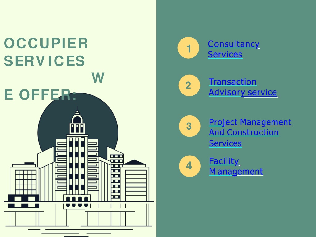 PPT - Commercial real estate occupier solutions PowerPoint Presentation ...