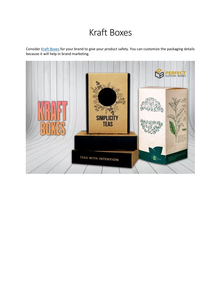 PPT - Kraft Boxes PowerPoint Presentation, free download - ID:11938180