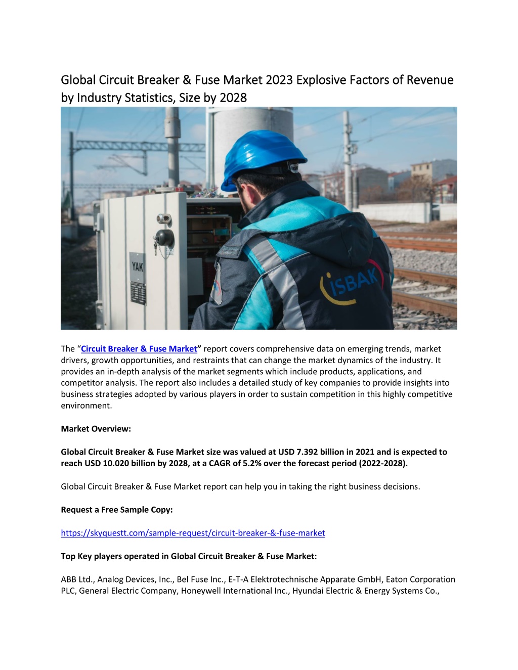 PPT - Global Circuit Breaker & Fuse Market 2023 Explosive Factors of ... PPT - Global Circuit Breaker & Fuse Market 2023 Explosive Factors of ...