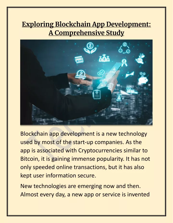 Ppt Exploring Blockchain App Development Powerpoint Presentation