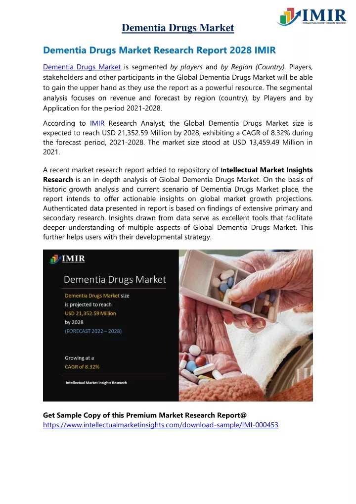 PPT - Trends Analysis of Dementia Drugs Market Size in US By Market ... PPT - Trends Analysis of Dementia Drugs Market Size in US By Market ...