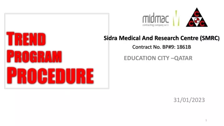 PPT - TREND PROGRAM PROCEDURE CCC PowerPoint Presentation, free ...