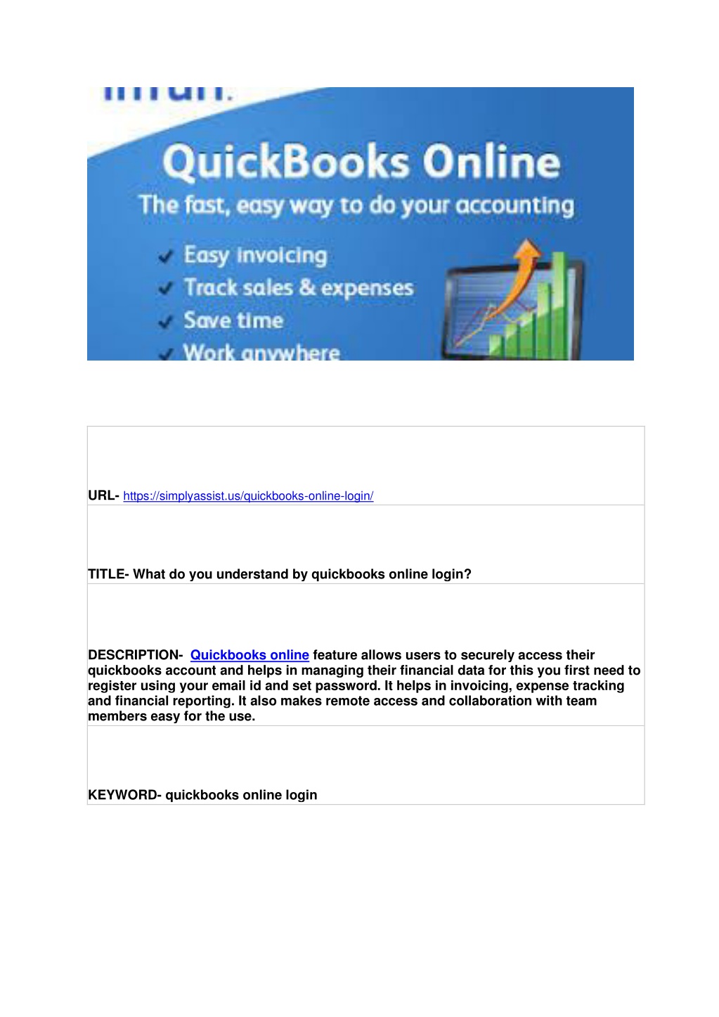 PPT - What do you understand by quickbooks online login? PowerPoint ...
