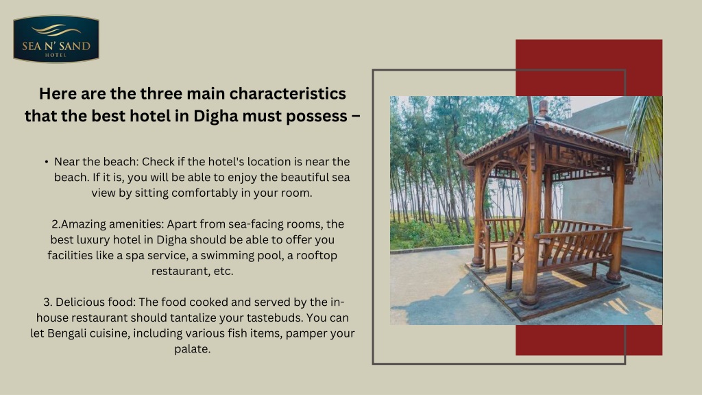 PPT - 3 Key Characteristics of the Best Hotel in Digha PowerPoint ...