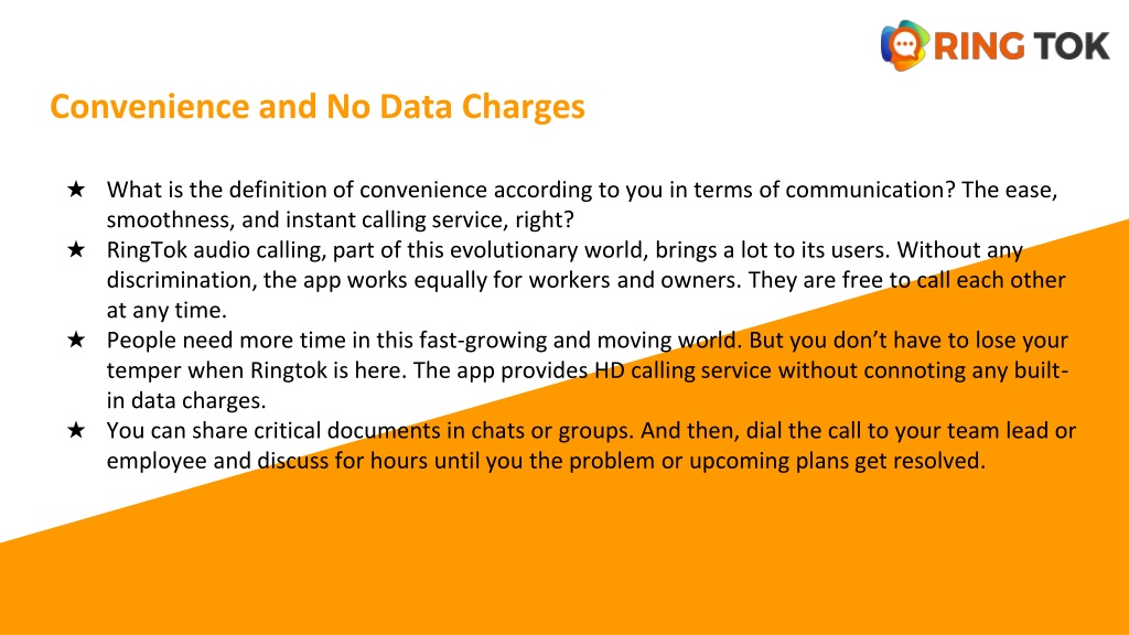 PPT - 6 Facts About Ringtok Calling App to Help Your Business ...