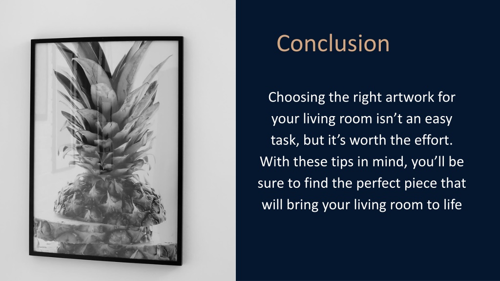 PPT - Tips For Choosing The Right Artwork For Living Room PowerPoint ...