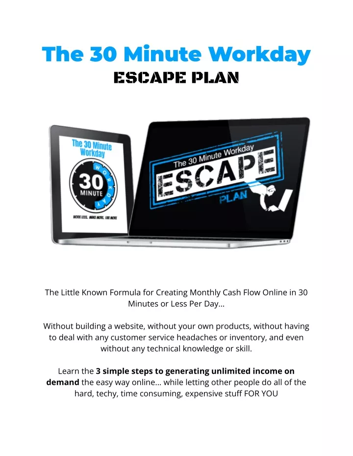 PPT - The 30 Minute Workday PowerPoint Presentation, free download - ID ...