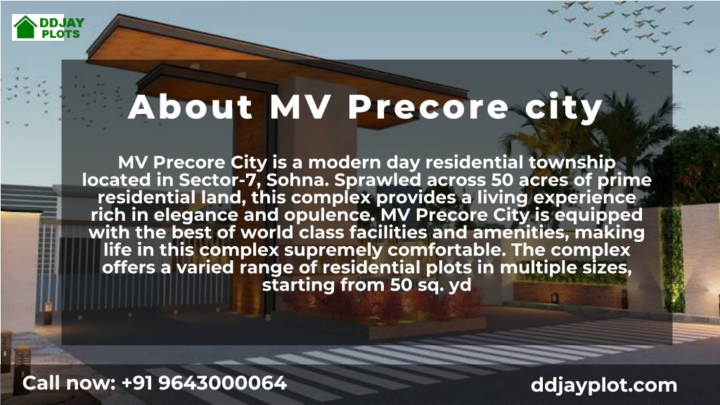 PPT - MV Precore City Sector 7, Sohna | Call 91 9643000064 PowerPoint ...