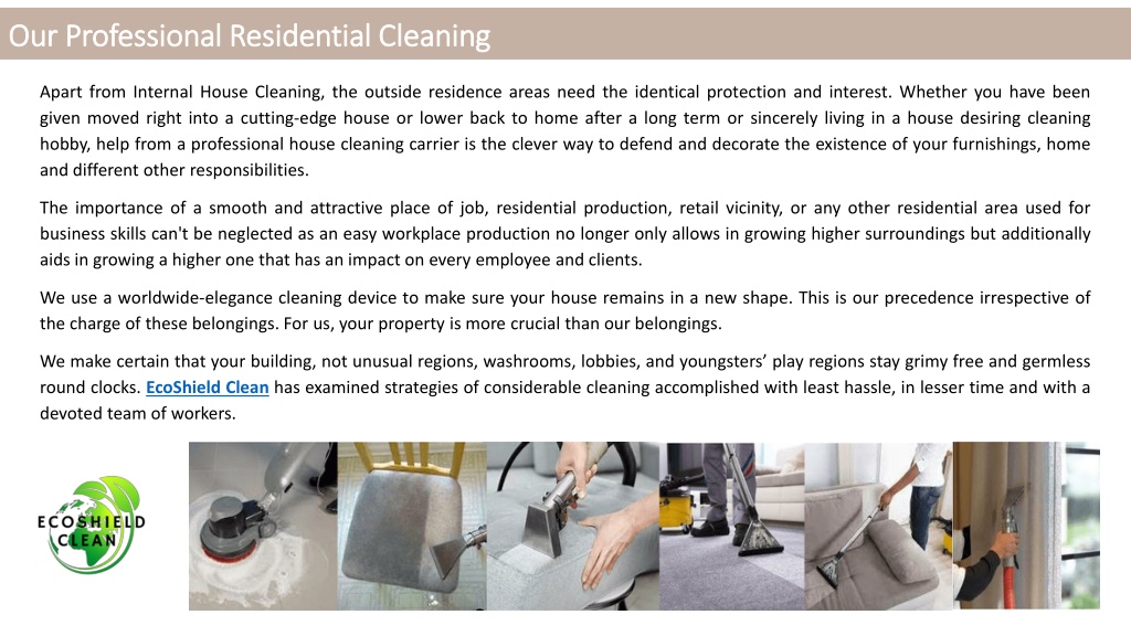 PPT - What To Look For While Hiring Professional House Cleaning ...
