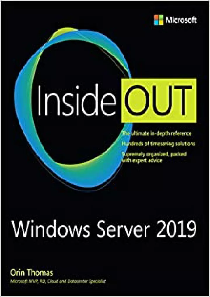 PPT - READ Windows Server 2019 Inside Out PowerPoint Presentation, free ...