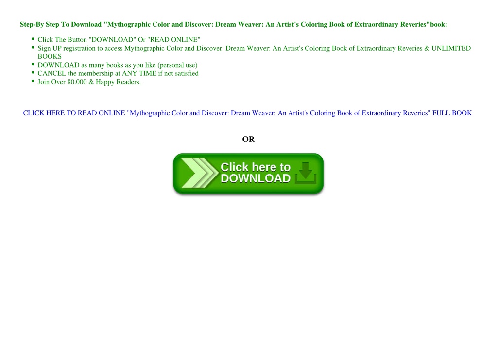 PPT - PDF READ Mythographic Color and Discover Dream Weaver An Artist's ... PPT - PDF READ Mythographic Color and Discover Dream Weaver An Artist's ...