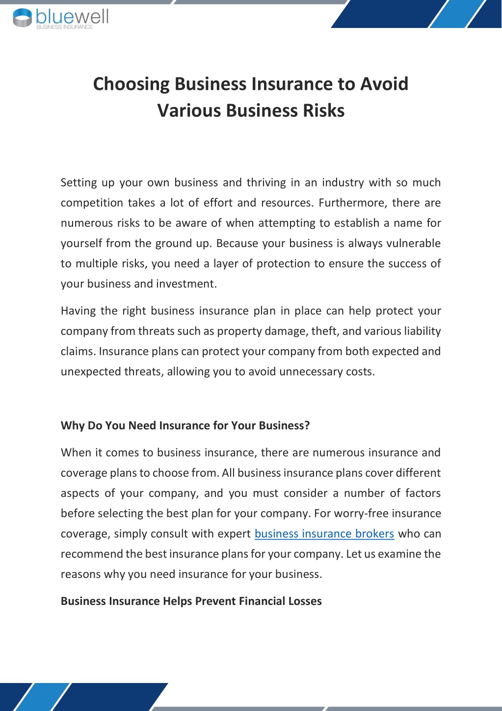 PPT - Business Insurance to Avoid Various Business Risks PowerPoint ...