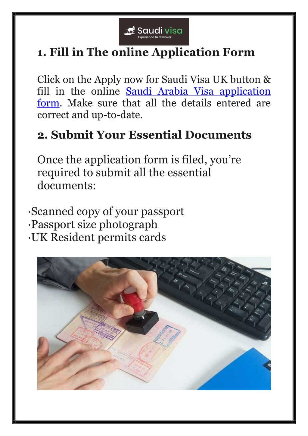PPT - How To Apply Saudi Arabia Visa From UK 2023 - Complete Details ...