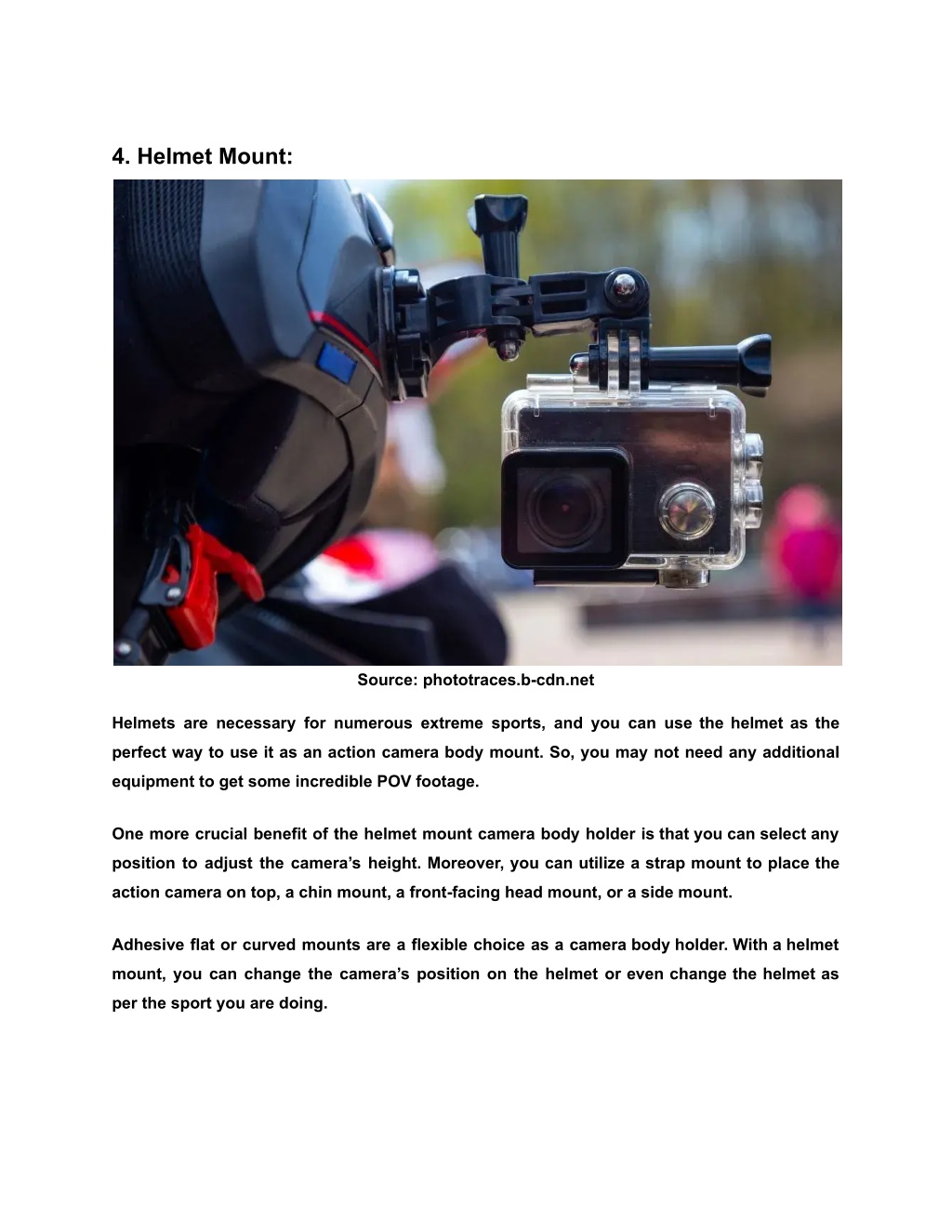PPT - 10 Best Action Camera Body Mount for Adventurous Sports ...