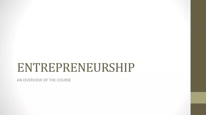 PPT - Entrepreneurship PowerPoint Presentation, free download - ID:11947101