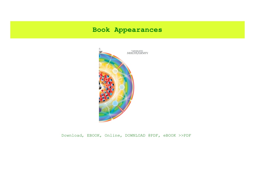 PPT - ^#DOWNLOAD@PDF^# The Absolute Multiversity Full PDF PowerPoint ...