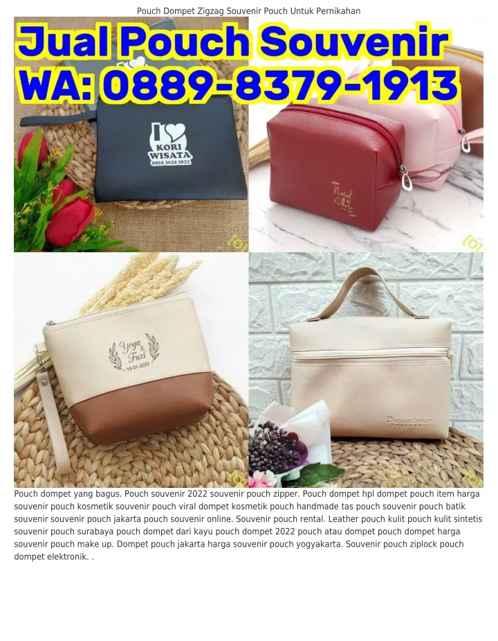PPT - Ö889·8ᣮ79·I9Iᣮ (WA) Souvenir Pouch Bag Jakarta Pouch Dompet 3 In ...