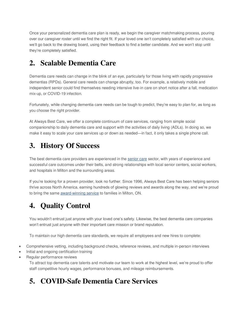 PPT - Book The Best: 5 Signs You Found The Right Dementia Care Services ...