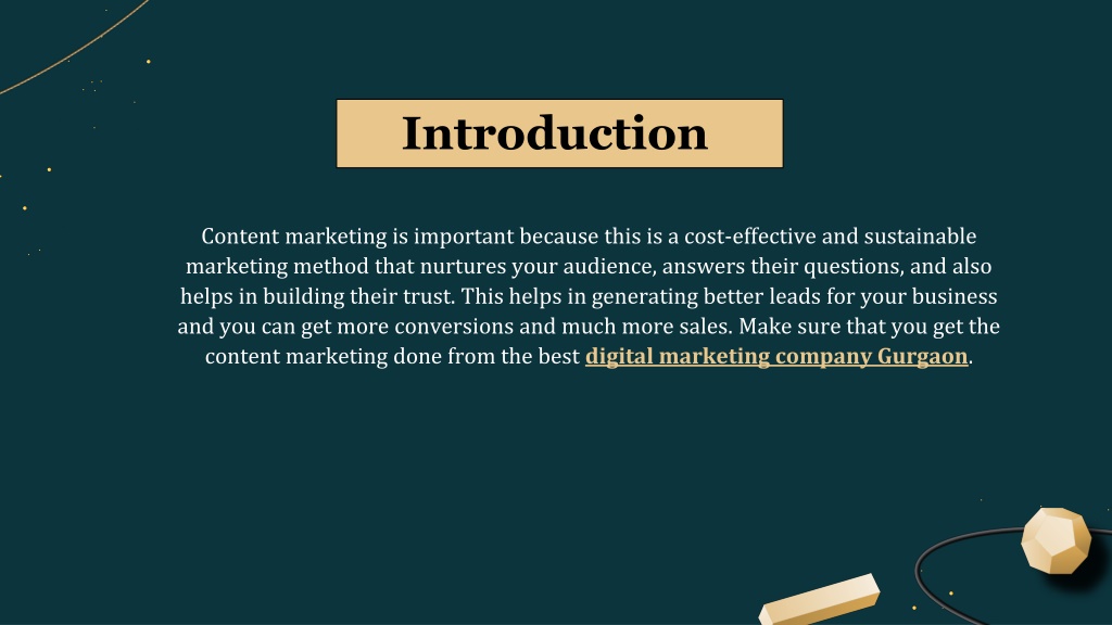 PPT - Hire the Best Digital Marketing Agency for Good Content Marketing ...