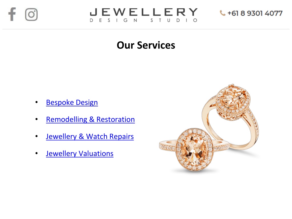 PPT - Custom Jewellery Stores In Perth - Jewellery Design Studio ...