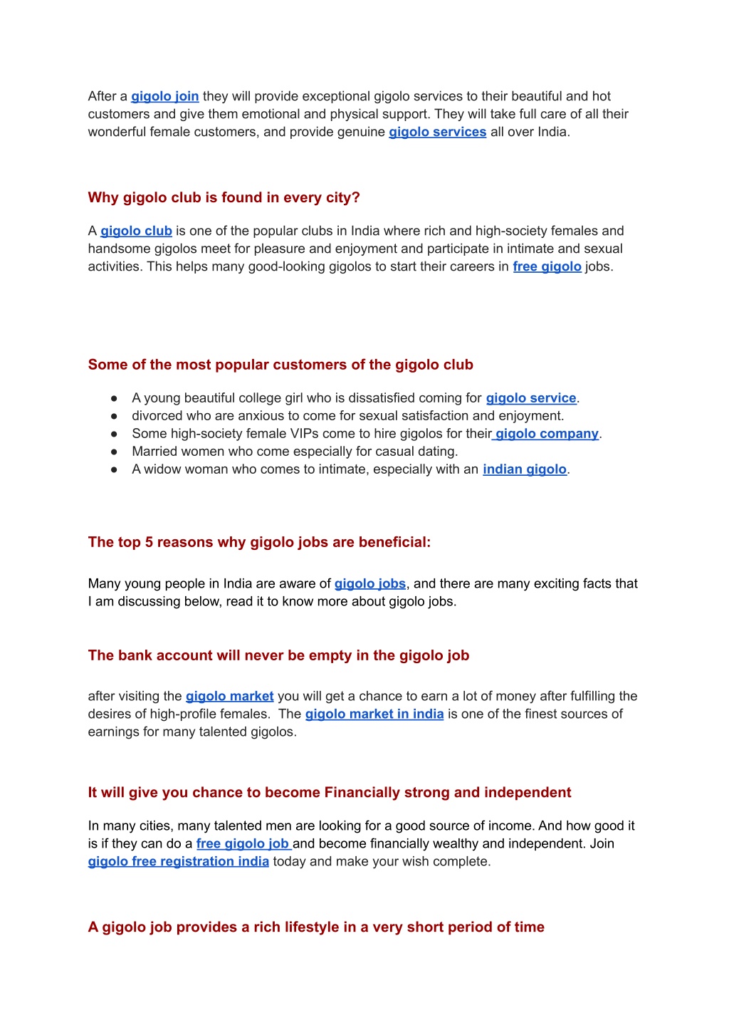 PPT - Gigolo App_ 5 Reasons Why Gigolo Job is Beneficial PowerPoint ...