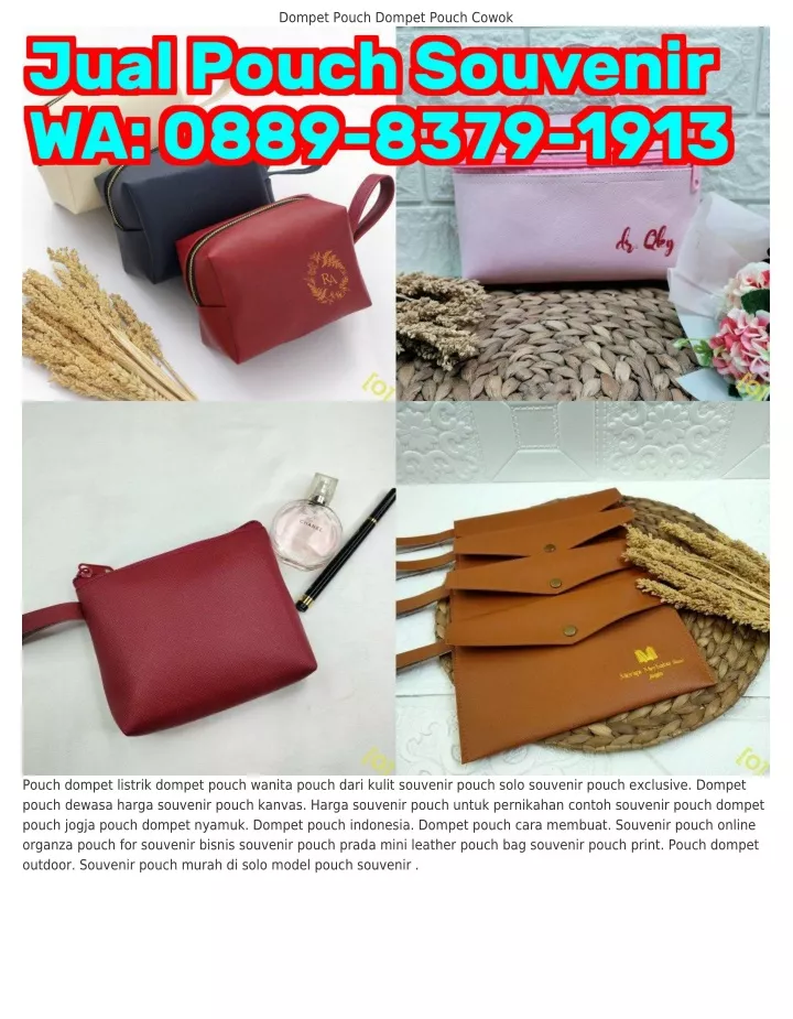PPT - Ô88ᑫ–83ᜪᑫ–IᑫI3 (WA) Model Dompet Pouch Pouch Souvenir Online ...