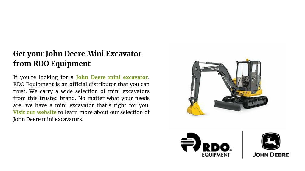 PPT - Everything You Need to Know Before Buying a Mini Excavator ...